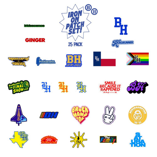 Deluxe Patch Set (25) – BROCKHAMPTON OFFICIAL STORE